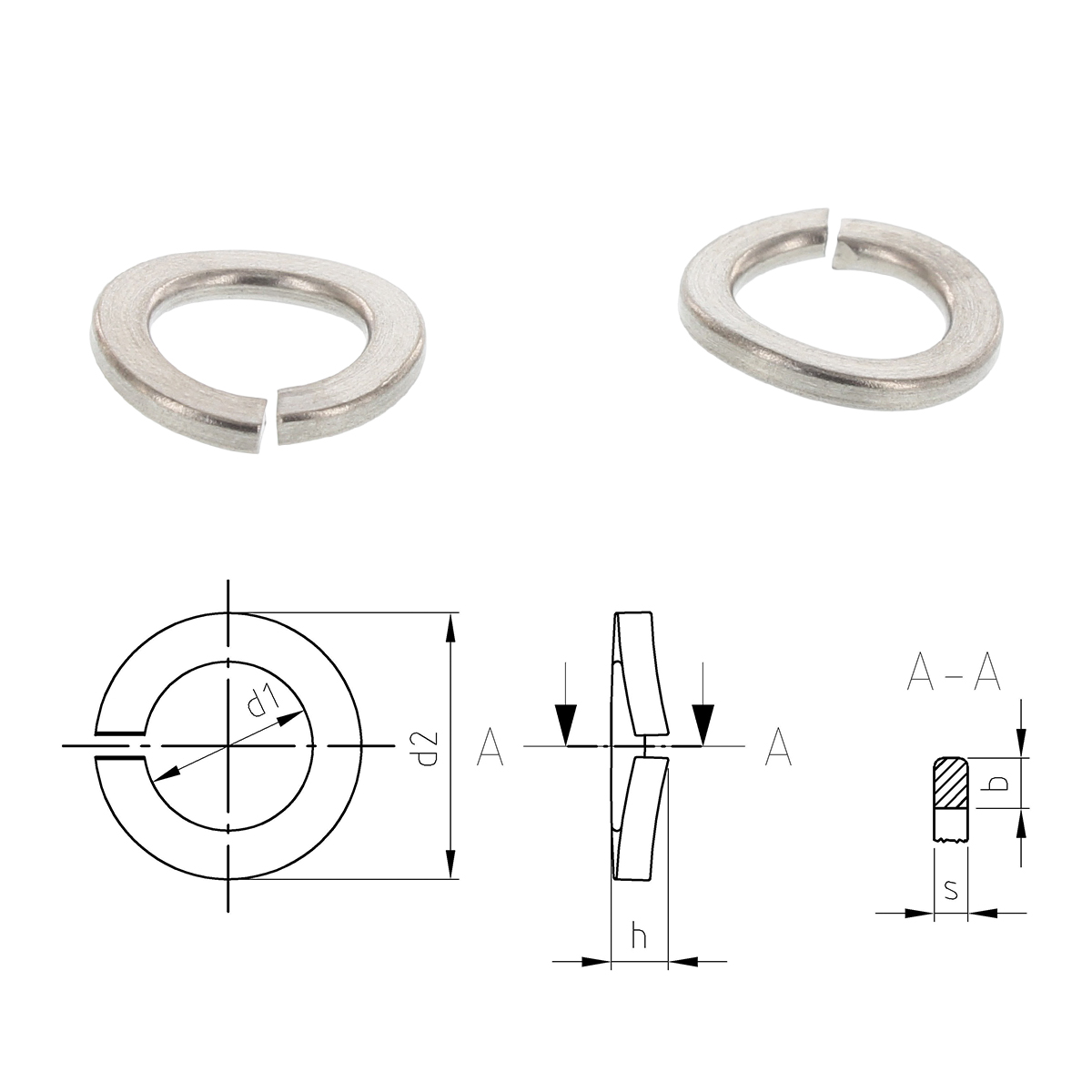 DIN 128 Kavisli Sondela | Platin Civata