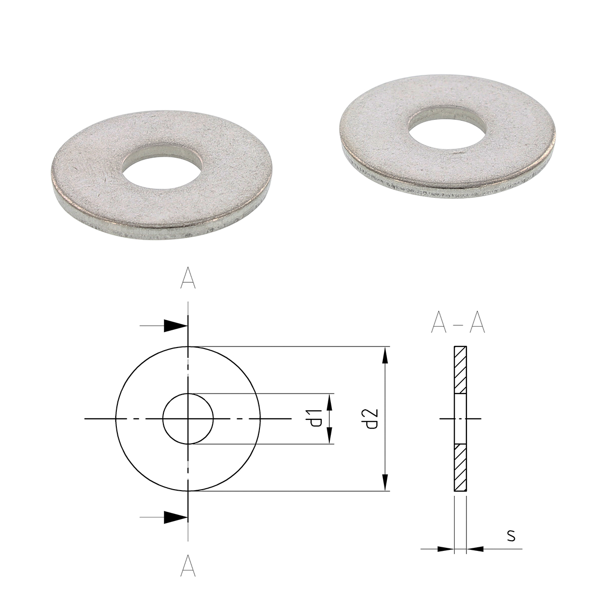 DIN 9021 Şase Pulu | Platin Civata