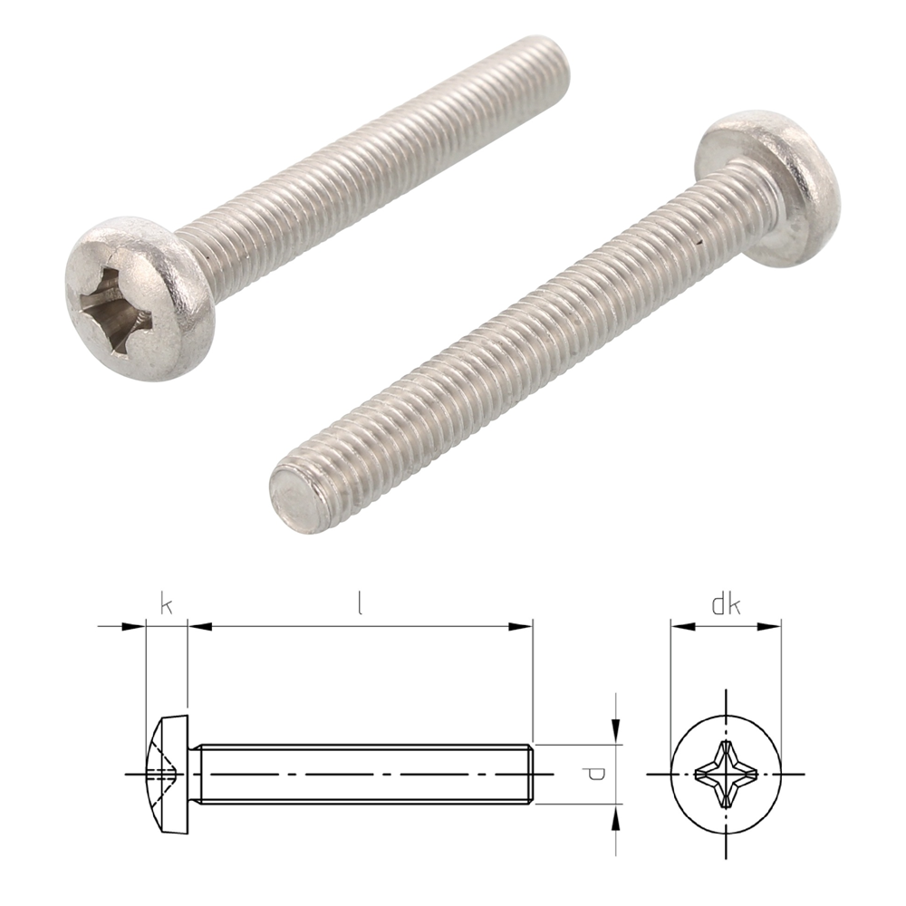 DIN 7985 YSB Metrik Vida | Platin Civata